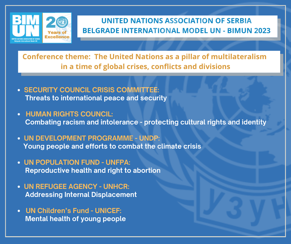 Belgrade International Model United Nations - BIMUN