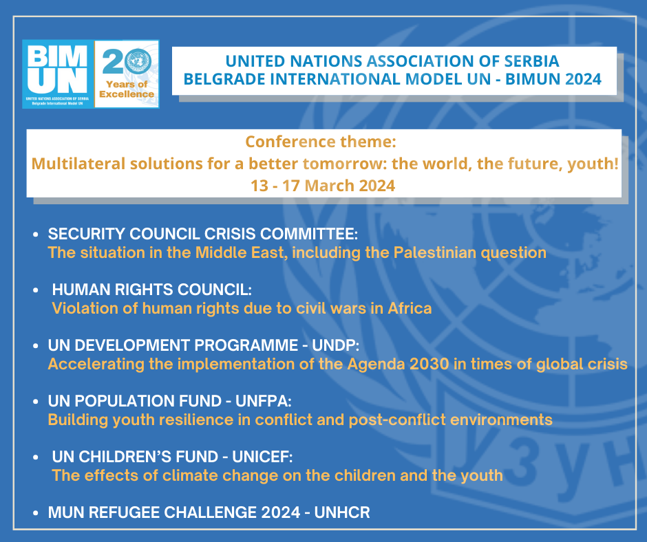 Belgrade International Model United Nations - BIMUN