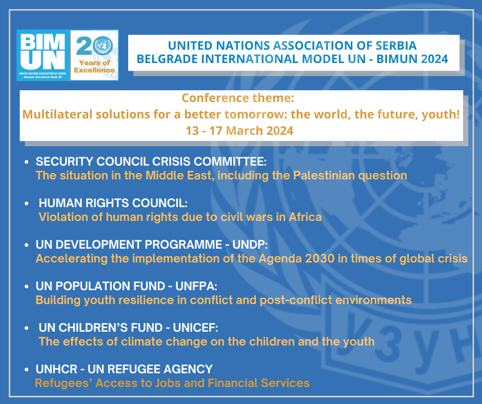 Belgrade International Model United Nations - BIMUN